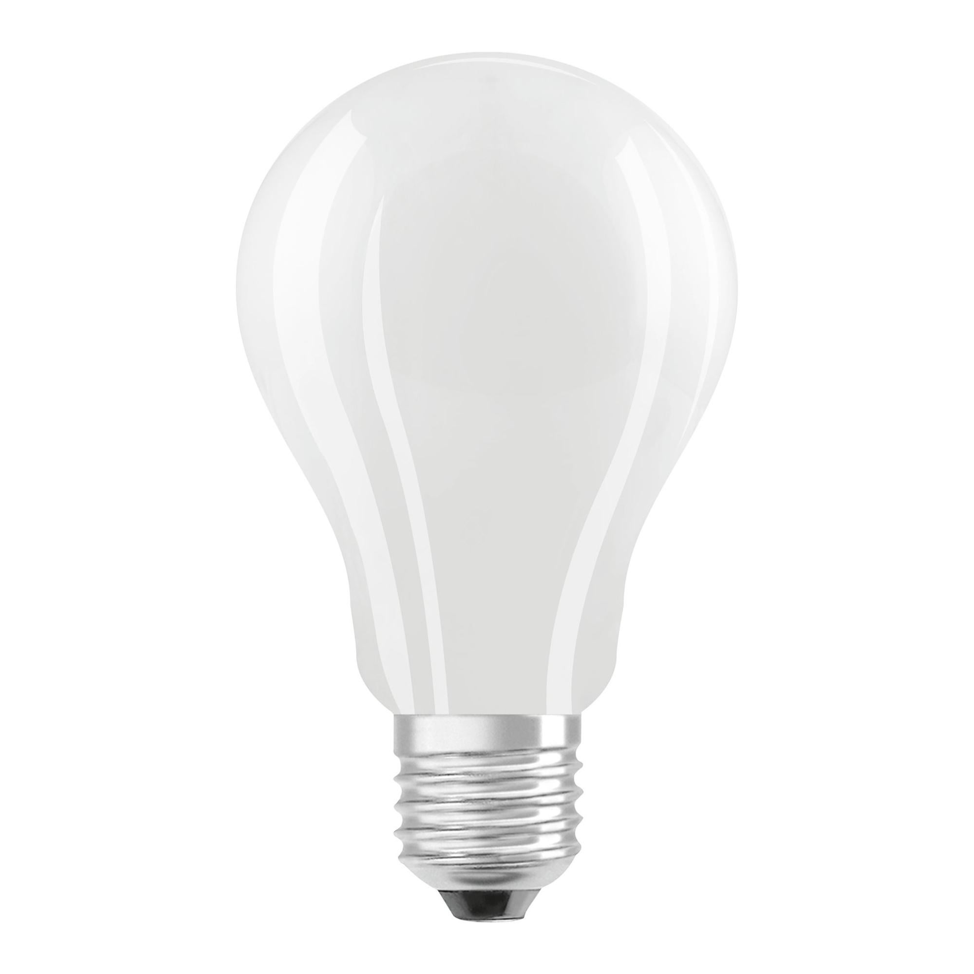 Lampadina LED filamento, E27, goccia, opaco, luce calda, 17.5W=2500LM (equiv 150 W), 360 ...