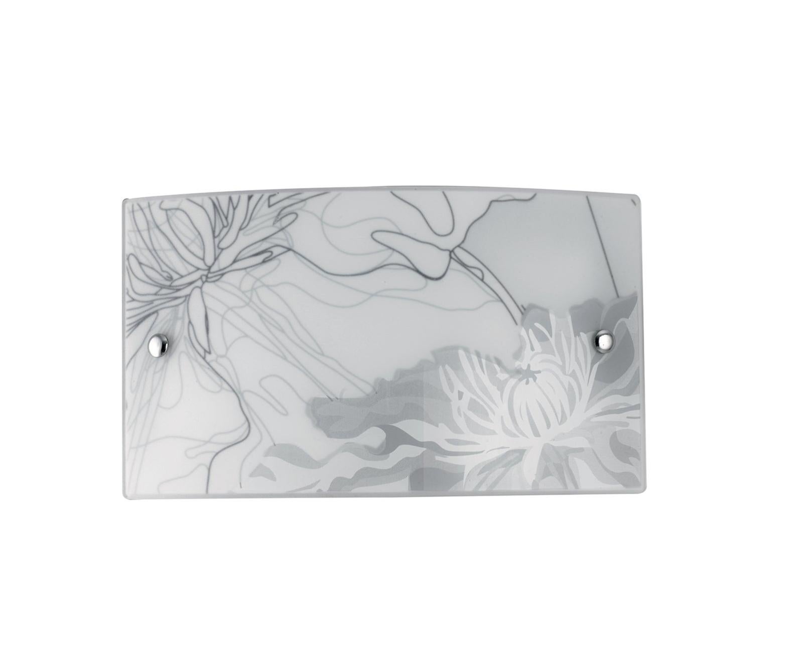 Applique classico Matisse LED bianco, in vetro, 35x20 cm, LUCE AMBIENTE ...