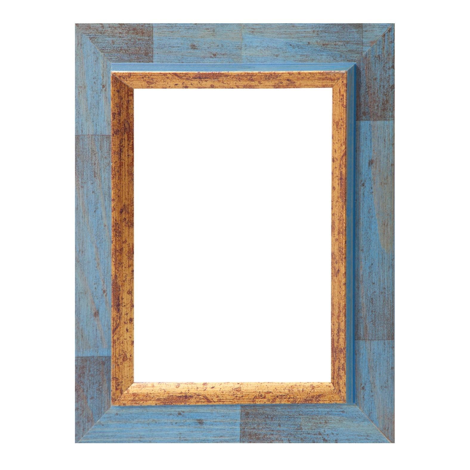 Cornice Firenze blu opaco per foto da 24x30 cm | Leroy Merlin