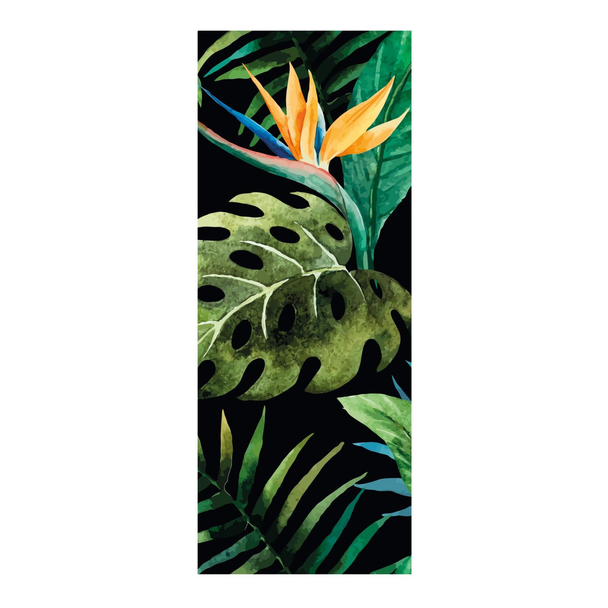 Sticker Black palm 83x210 cm multicolore | Leroy Merlin