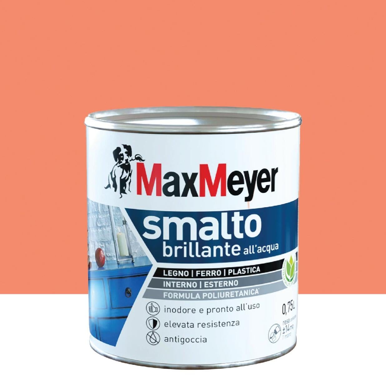 Vernice da esterno per legno e ferro e plastica MAX MEYER poliuretanico ...