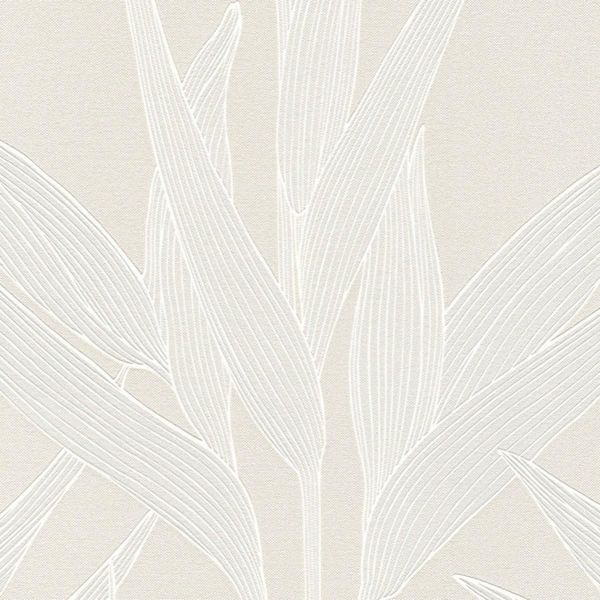 carta-da-parati-foglie-beige-53-cm-x-10-m-leroy-merlin