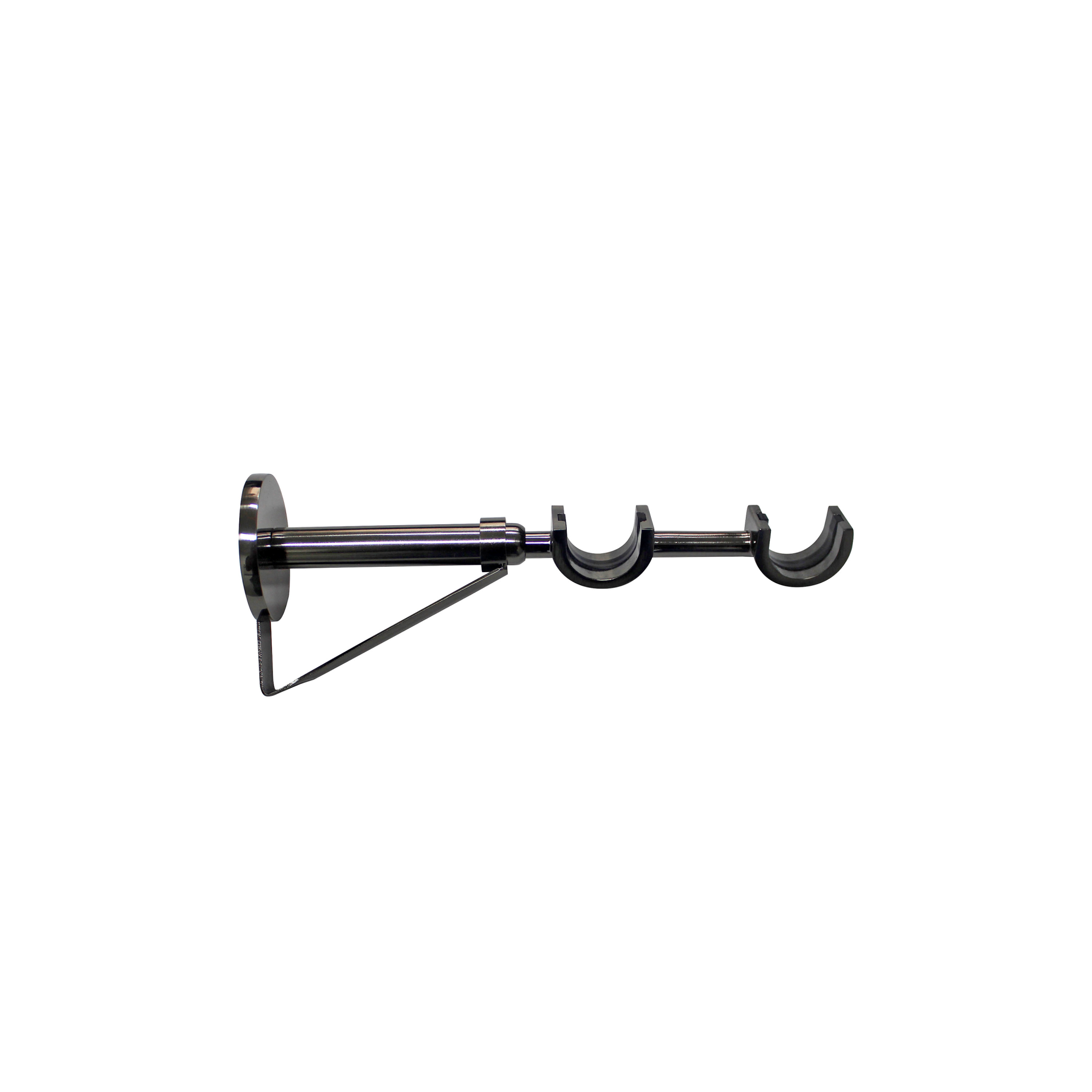 Supporto doppio aperto estensibile Ø28mm Jazz EASY FIX in alluminio ...