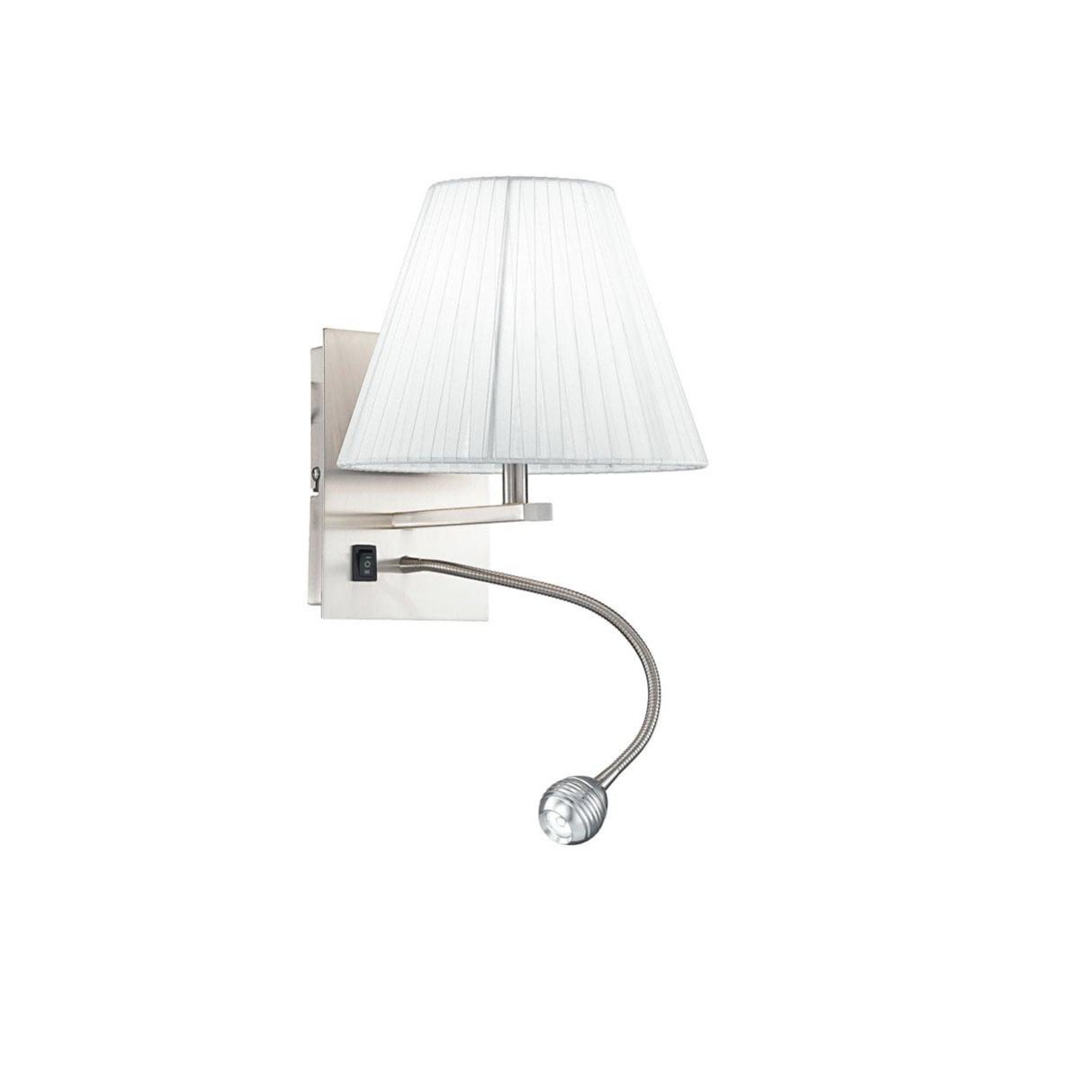Applique moderno Helly LED bianco, in alluminio, 20x25 cm, 2 luci LUCE ...