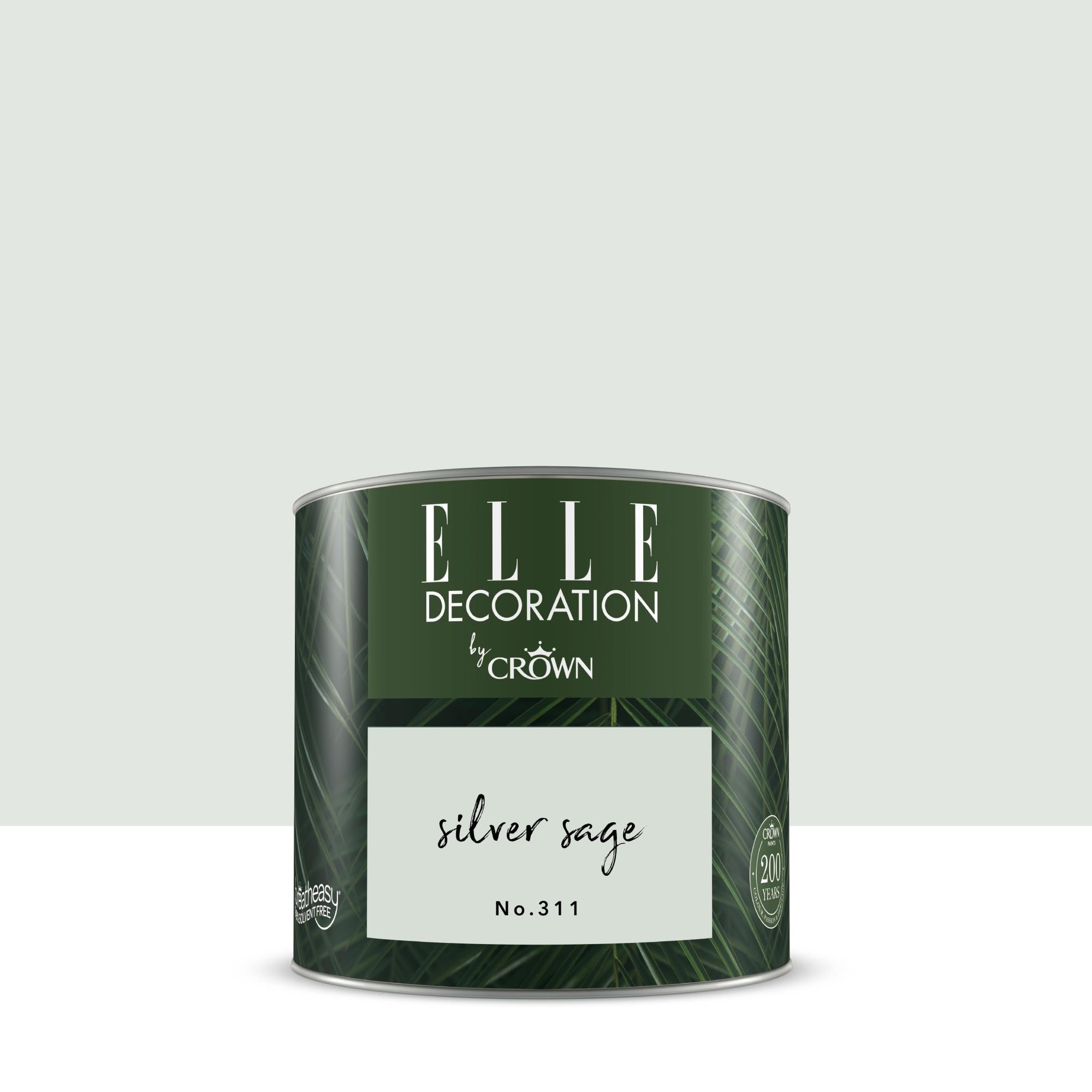 Pittura per interni, super lavabile ELLE DECORATION by Crown verde ...