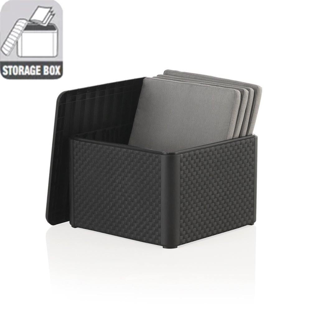 Salotto da giardino Novo NATERIAL in resina iniettata con cuscini in ...