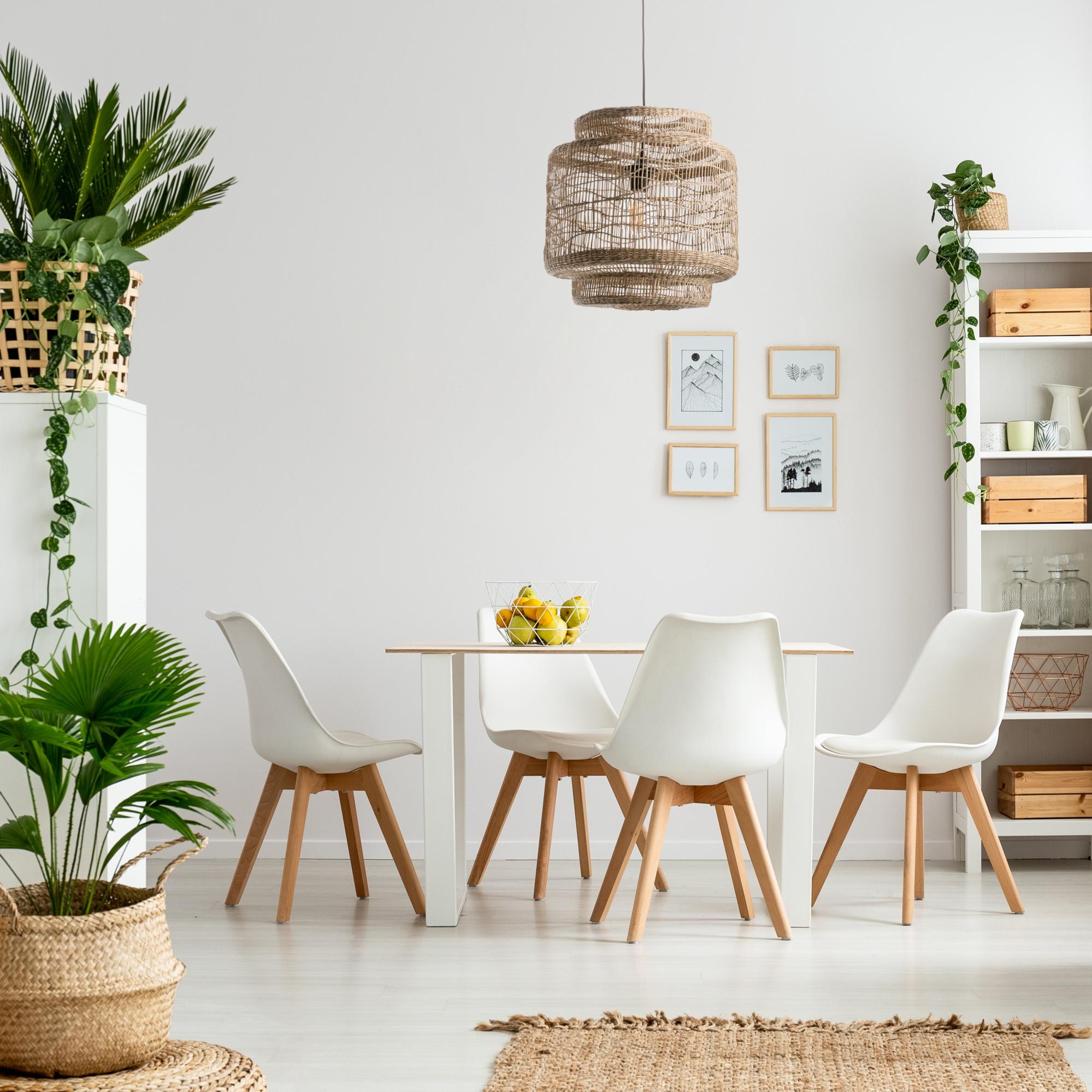 Lampadario Natura Borneo beige naturale , D. 40 cm, LUSSIOL | Leroy Merlin