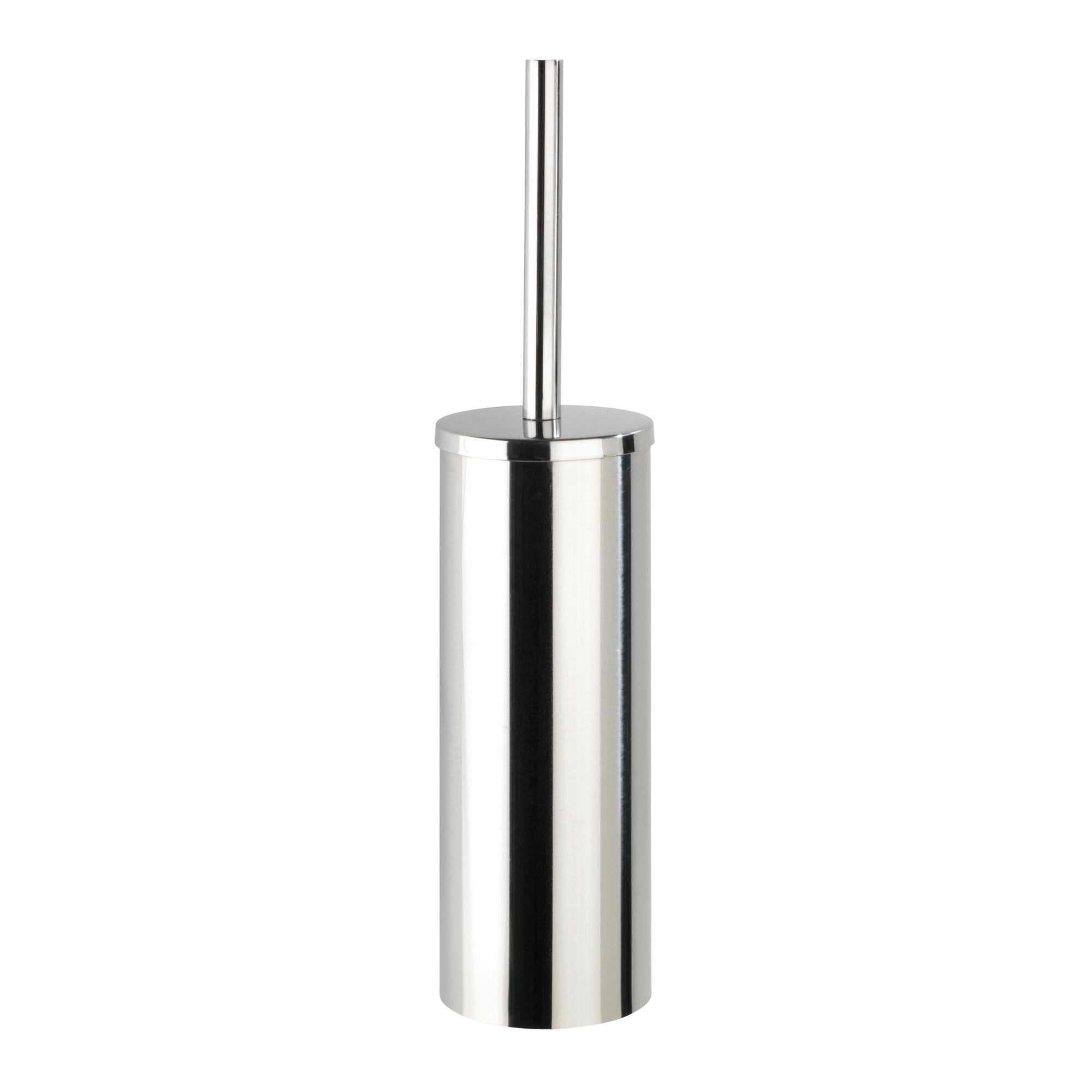 Portascopino Orea shine in inox cromato | Leroy Merlin