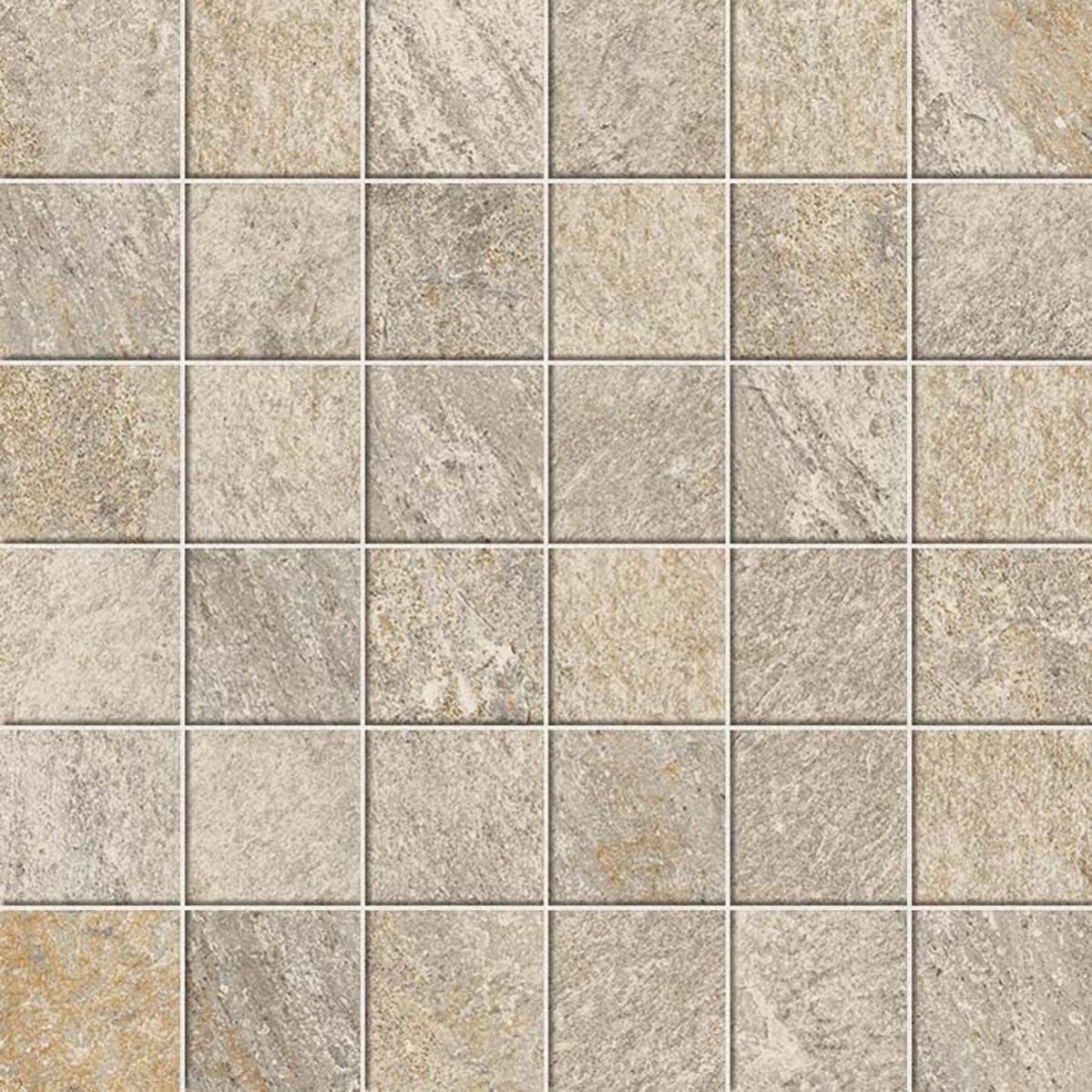Mosaico gres porcellanato Regent Ivory avorio sp. 8 mm. | Leroy Merlin