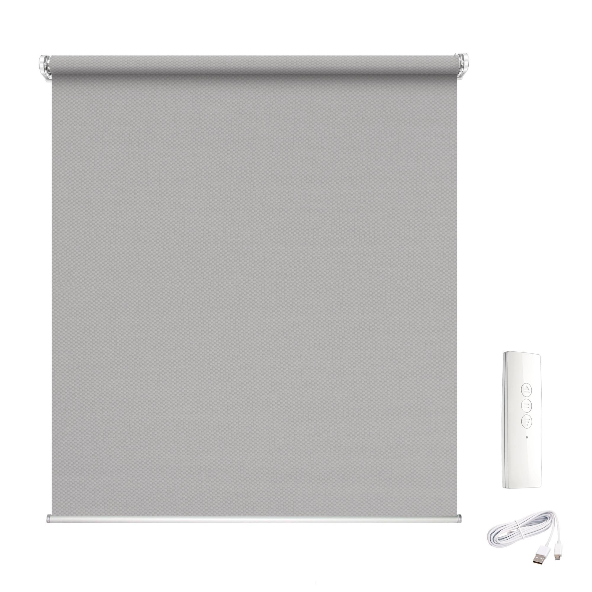 Tenda a rullo motorizzata screen MADECO Screen Eroll grigio 154 x 250 ...