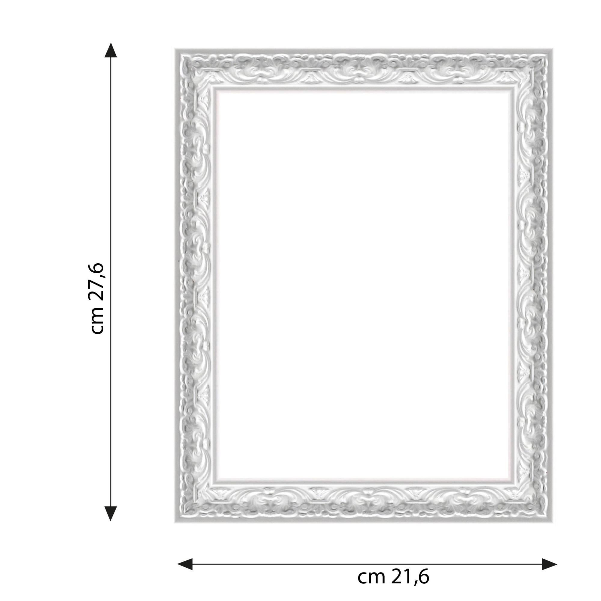 Cornice Amber bianco opaco per foto da 18x24 cm | Leroy Merlin