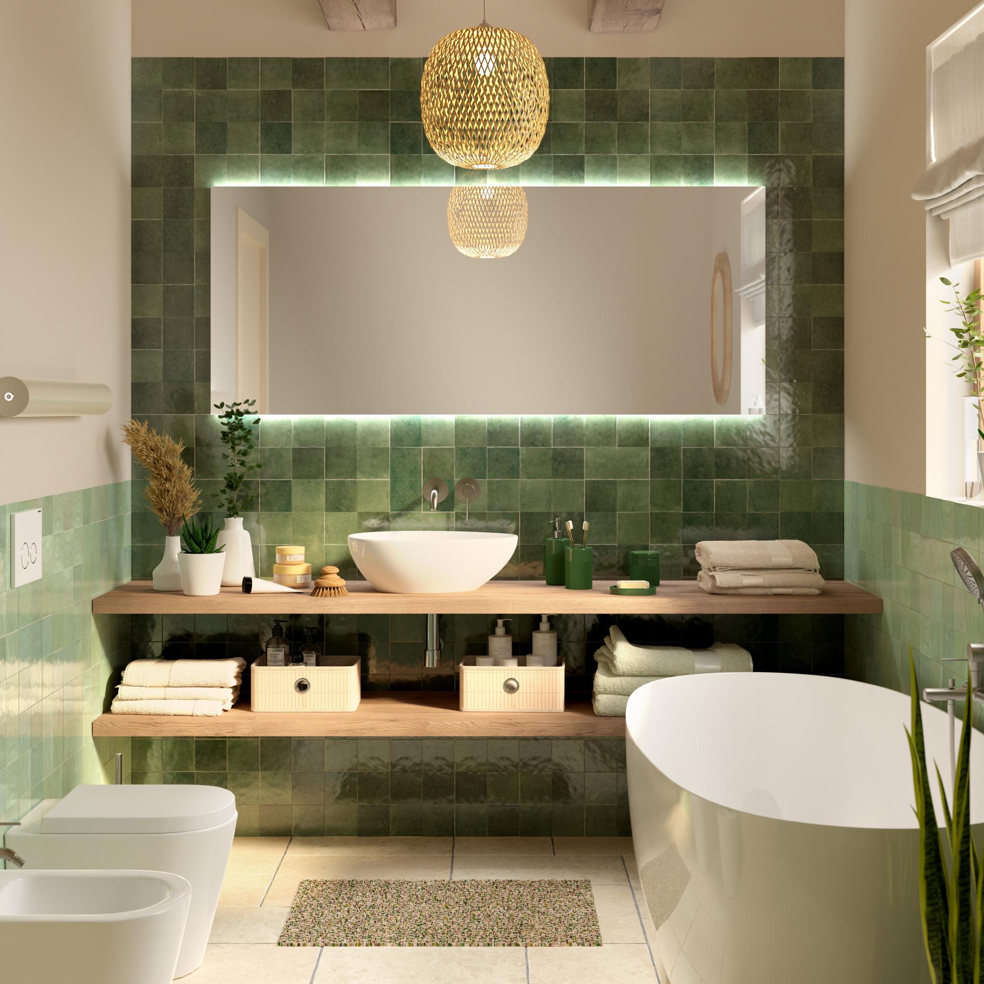 Coppia sanitari filomuro compacta SENSEA | Leroy Merlin