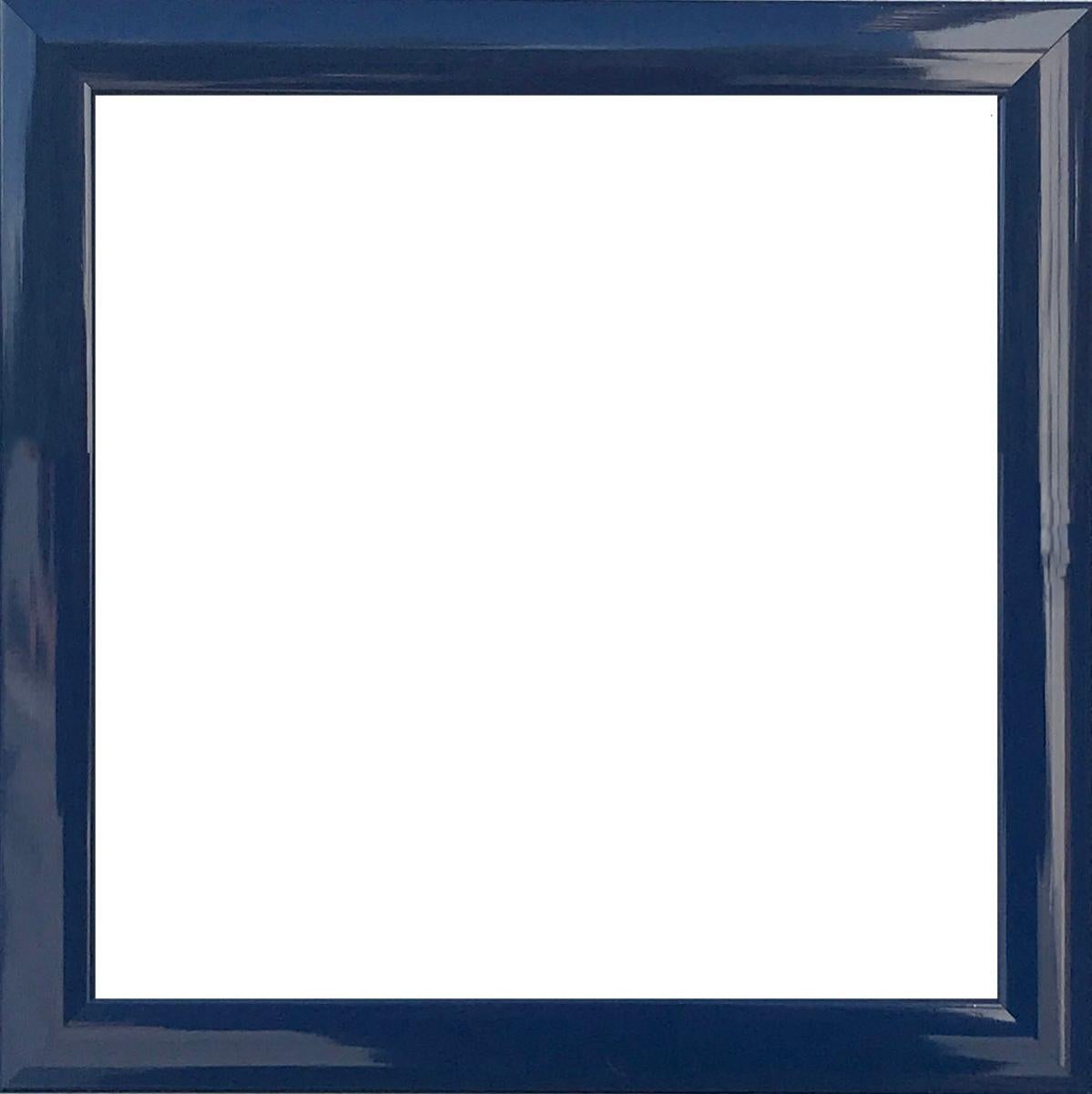 Cornice INSPIRE Bomber blu lucido per foto da 30x30 cm | Leroy Merlin