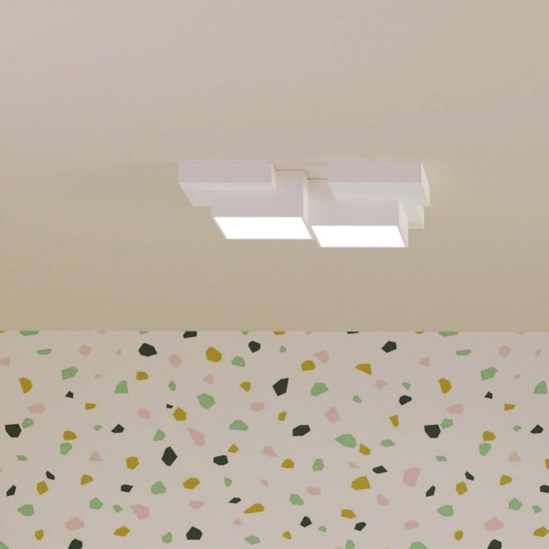 Plafoniera design Side small 2 x GX5.3 gesso 36 cm | Leroy Merlin