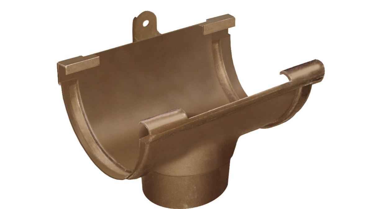 Giunto di gronda con scarico FIRST PLAST effetto ramato antico rame in ...