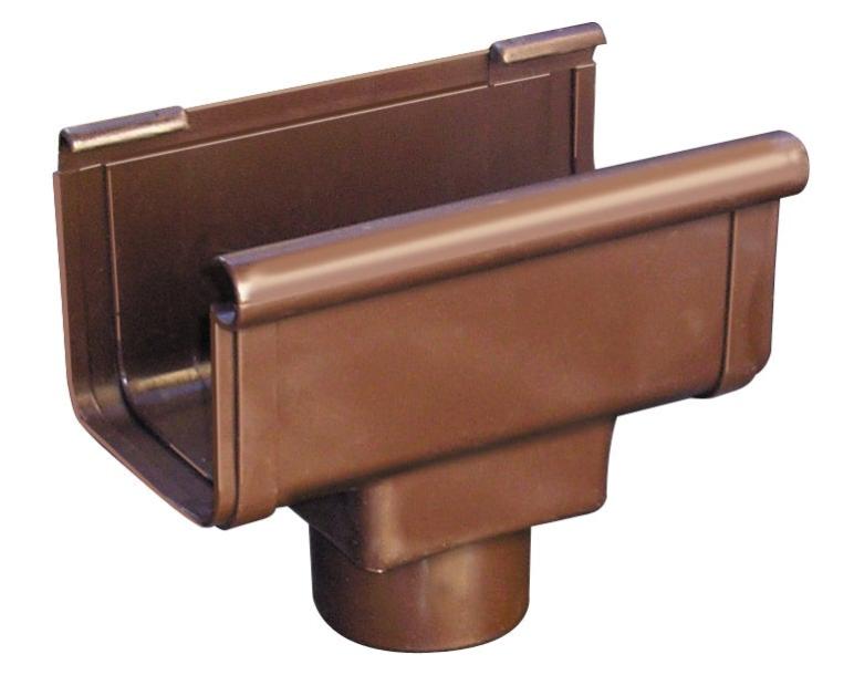 Giunto di gronda con scarico FIRST PLAST marrone marrone in pvc 217 m x ...