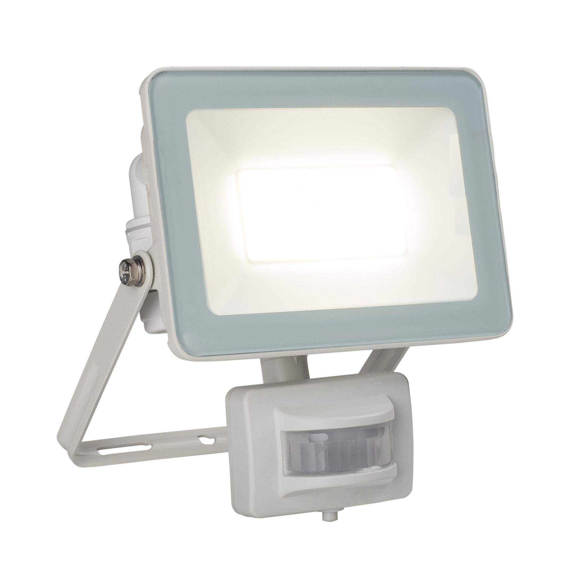 Faro da esterno con sensore di movimento Yonkers in alluminio, bianco ...