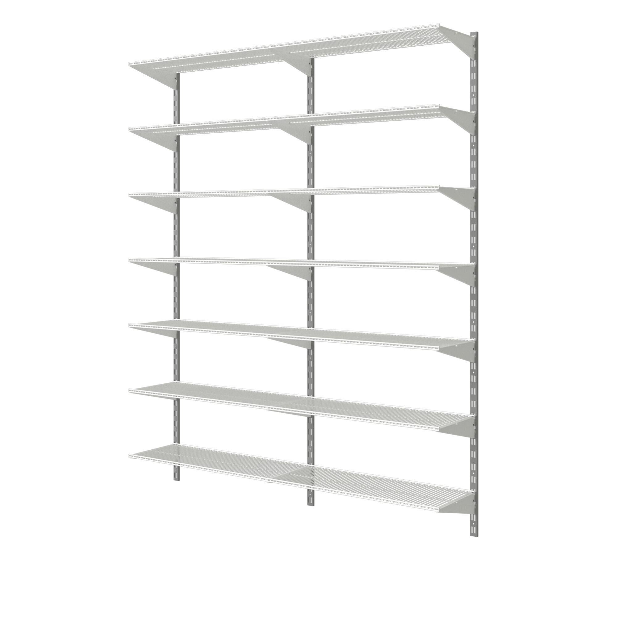 Ripiano Spaceo L 80 x H 30 x P 30 cm bianco verniciato | Leroy Merlin