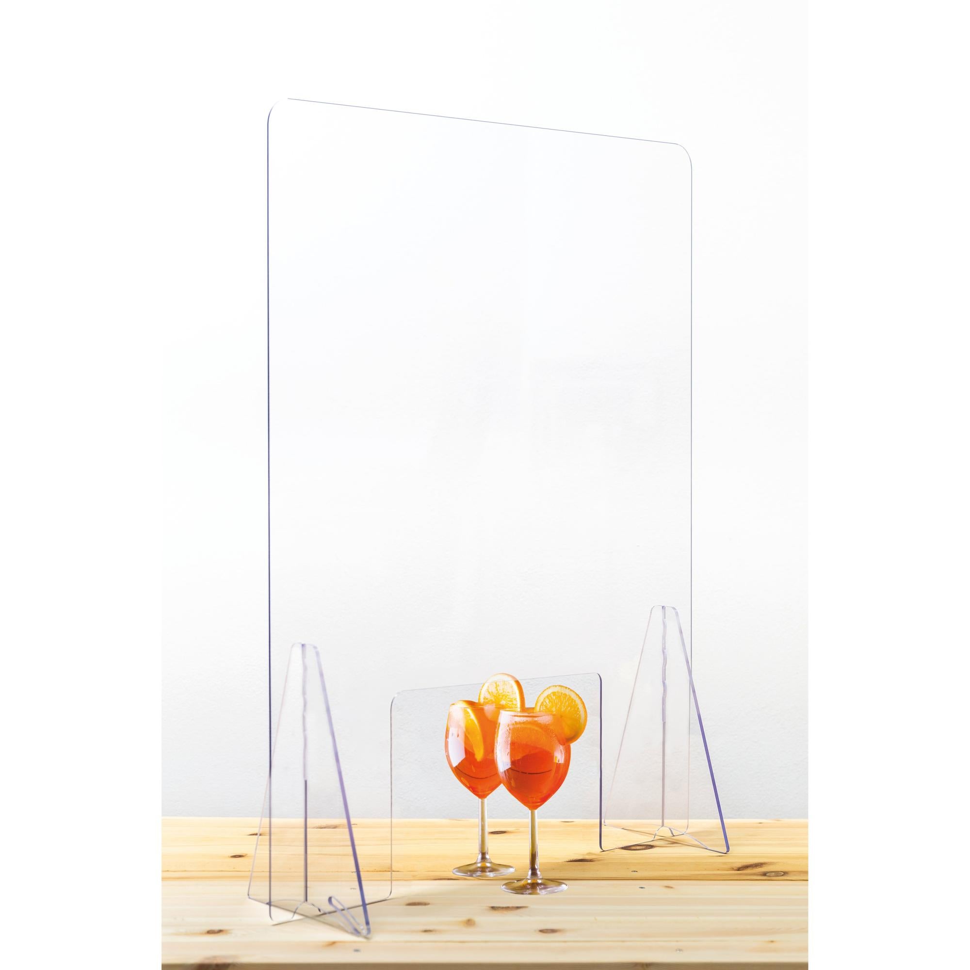 Schermo di protezione acrilico trasparente 80 cm x 80 cm, Sp 0.5 mm ...