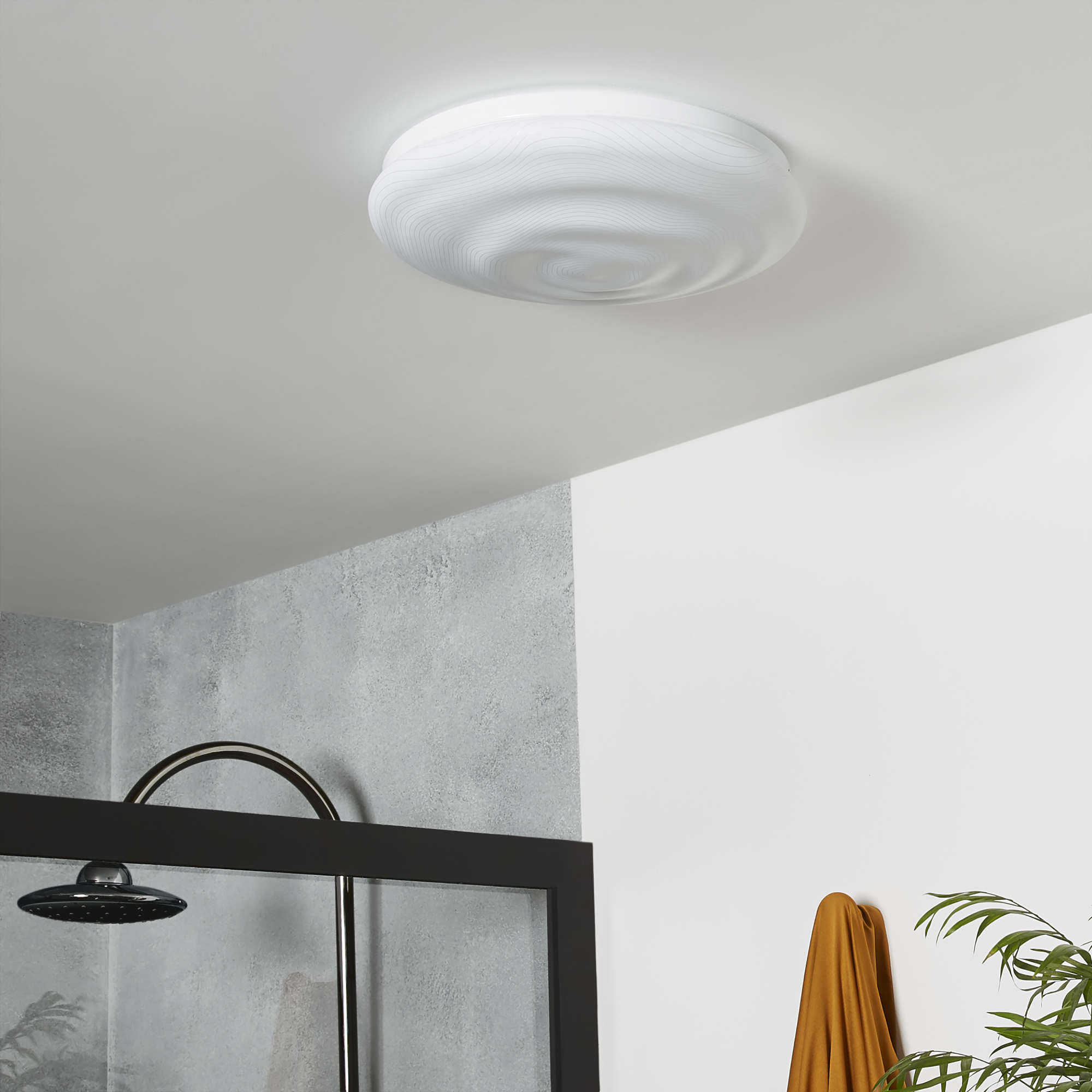 Plafoniera moderno LED Flow bianco luce CCT 2500 LM INSPIRE | Leroy Merlin