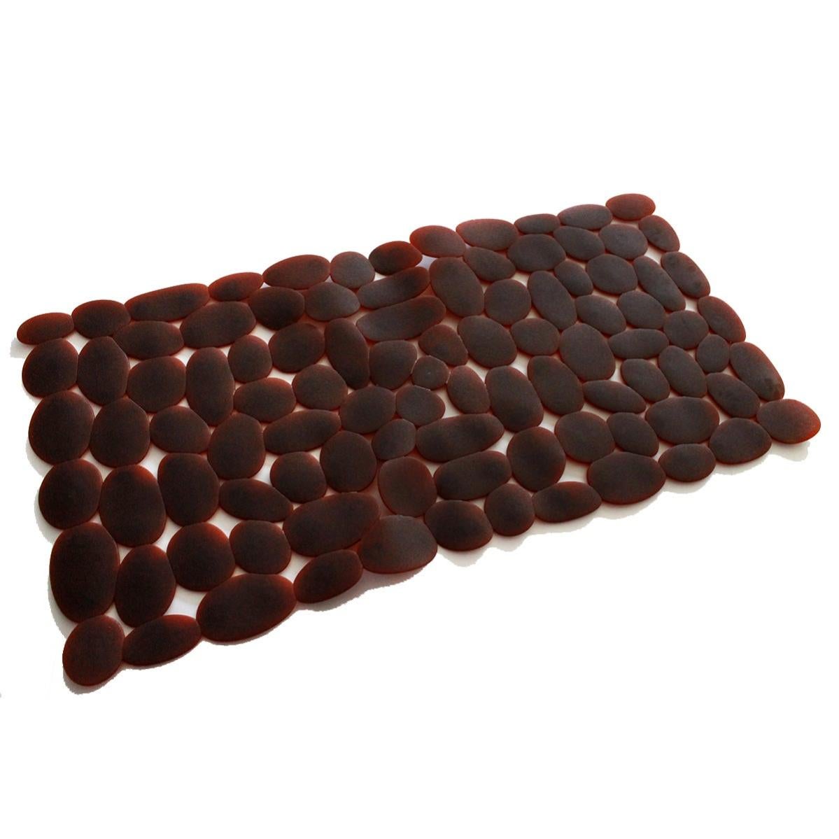 Tappeto antiscivolo rettangolare in pvc trasparente bronzo 75 x 36 cm ...