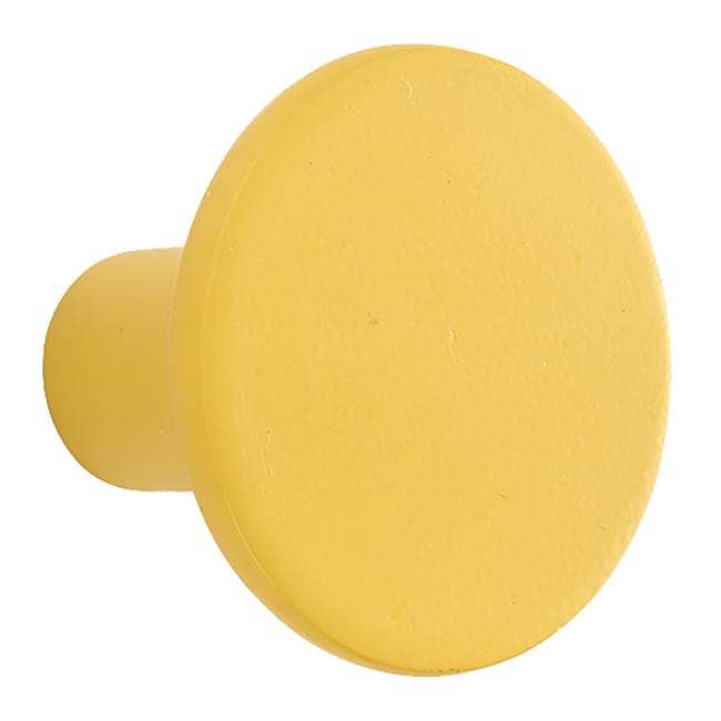 Gancio A Muro Ca Gp8 In Plastica Giallo Resina Epossidica L 8 X H 8 Cm