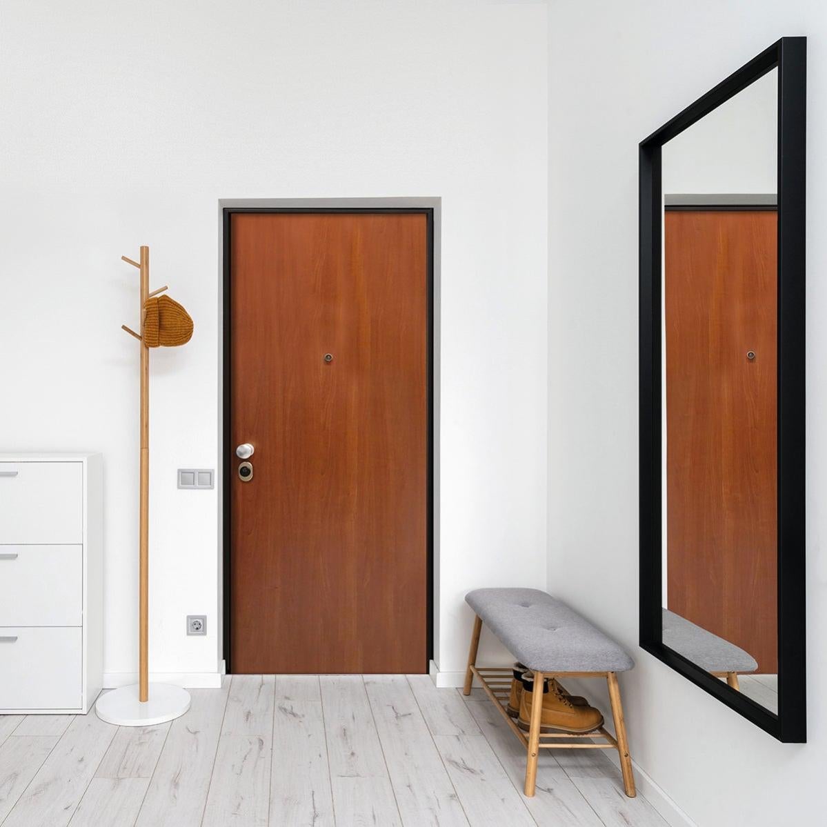 Porta blindata MASTER Hanger noce/noce L 85 x H 200 cm apertura destra | Leroy Merlin