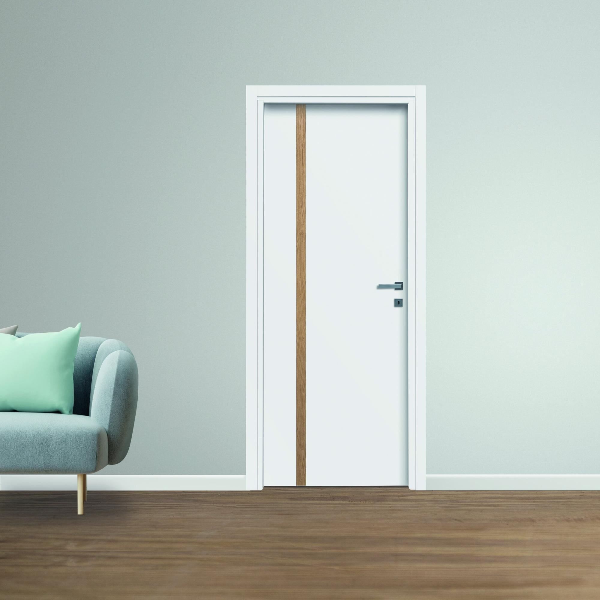 Porta a battente Band bianco L 70 x H 210 cm reversibile | Leroy Merlin