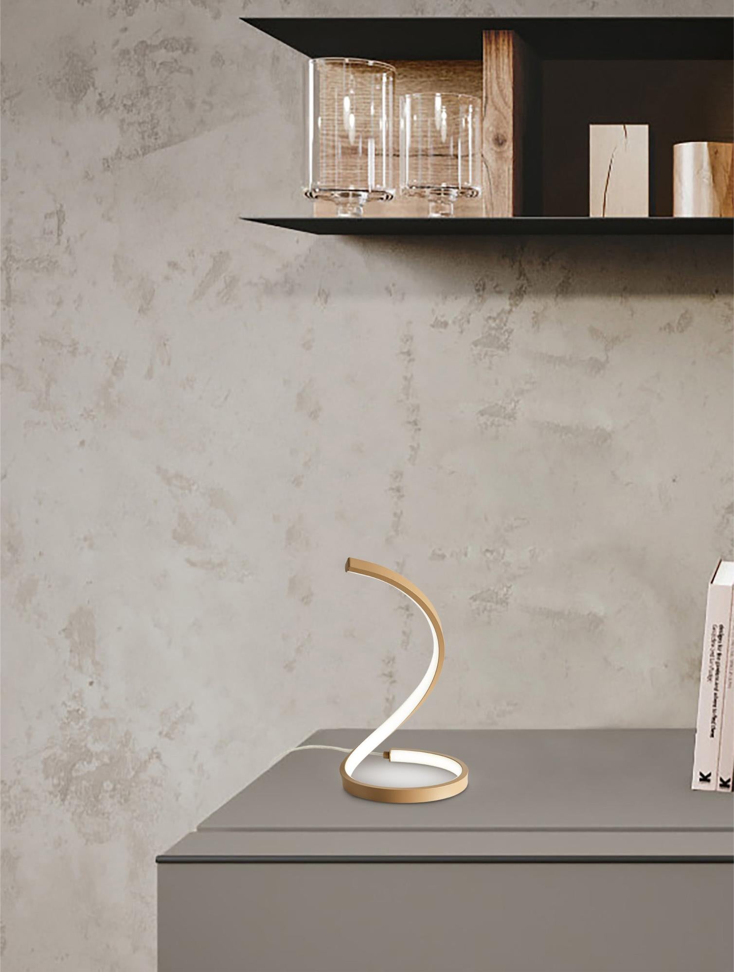Lampada da tavolo LED Wendy beige | Leroy Merlin