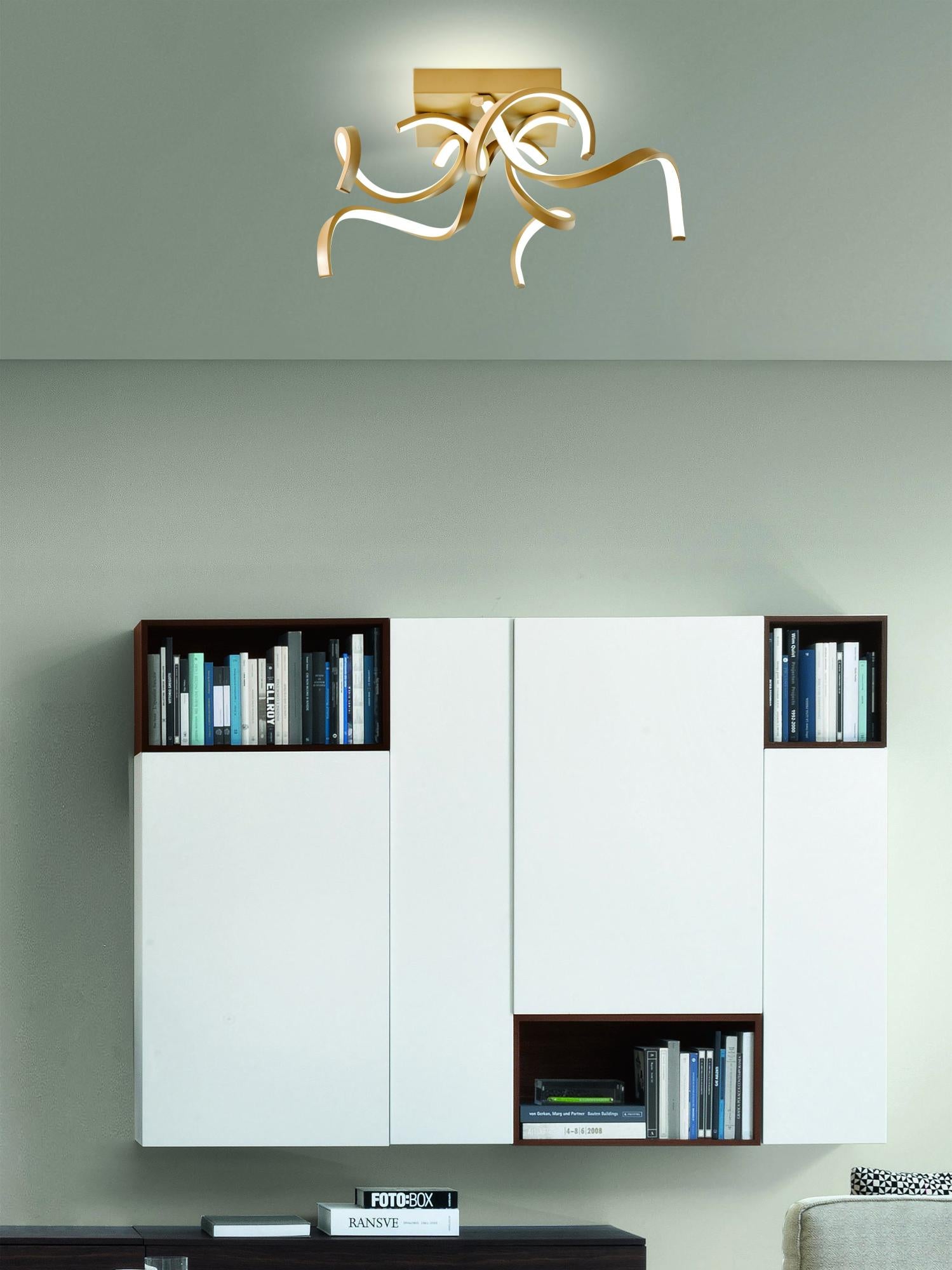 Plafoniera moderno LED Wendy, beige x cm, luce naturale, 2270 LM ...