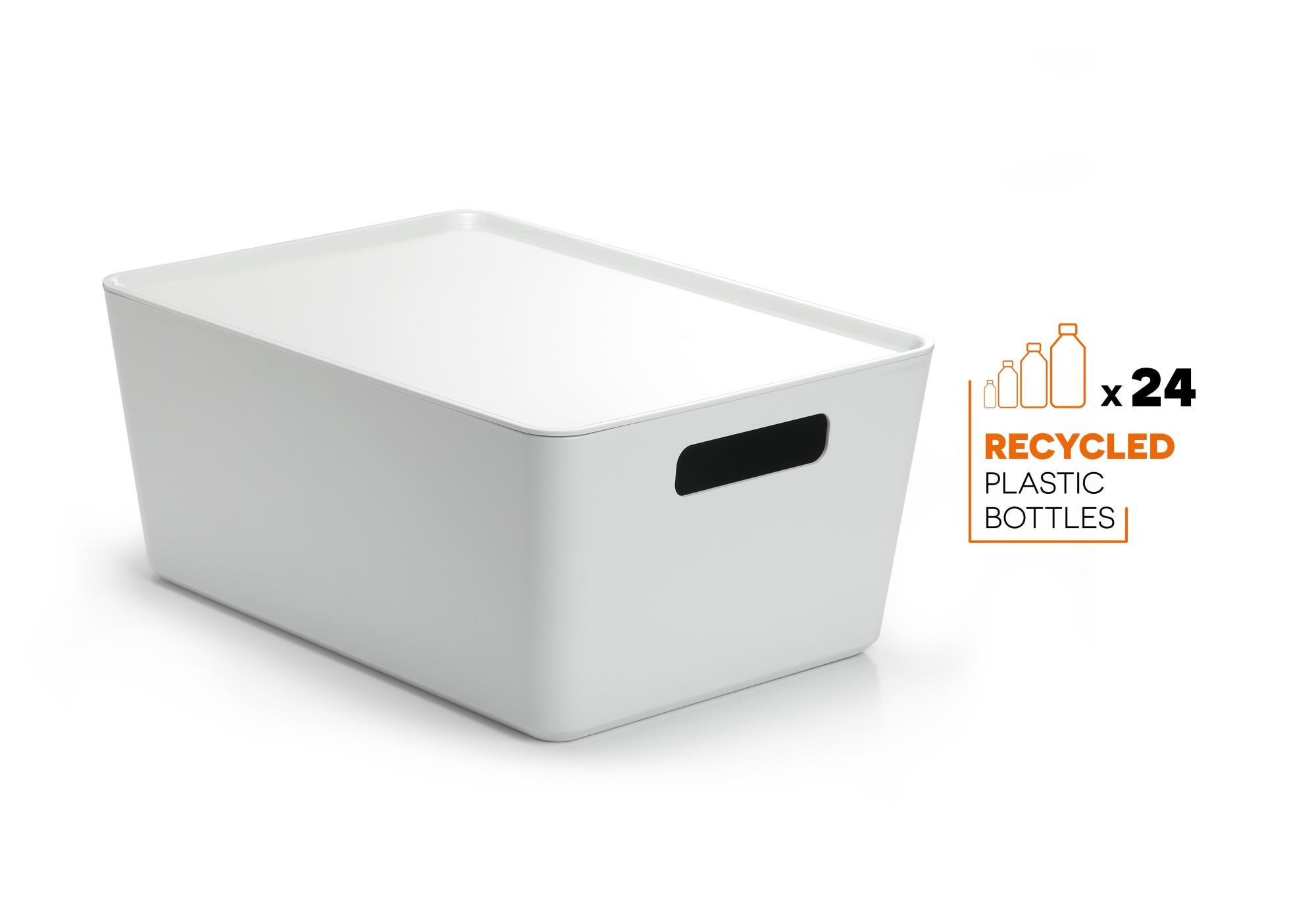 Contenitore R-Box L 33 x H 14 x P 24 cm bianco | Leroy Merlin