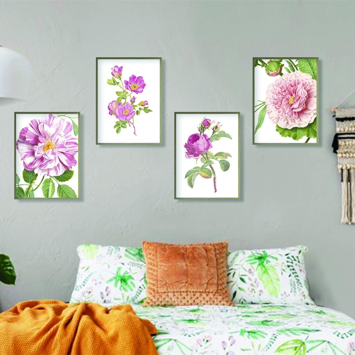 Quadro stampa incorniciato Exquisite Rose 32x42 cm | Leroy Merlin