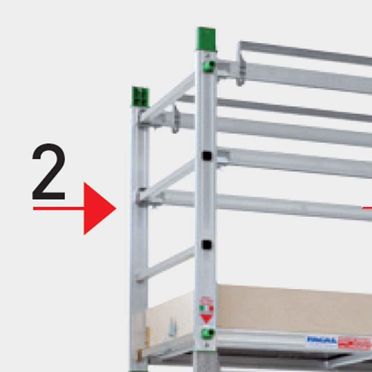 Alzata per scala alluminio | Leroy Merlin