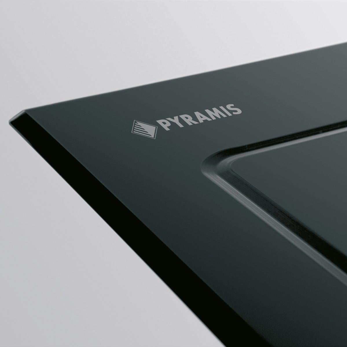 Lavello a 1 vasca con gocciolatoio da incasso PYRAMIS Crystalon 86 x 53 ...