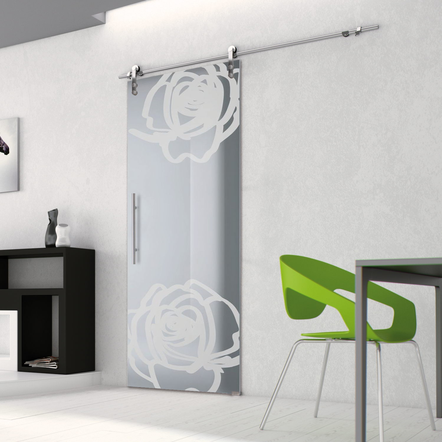 Porta scorrevole Rose, L 88 x H 215 cm, con binario Lux | Leroy Merlin