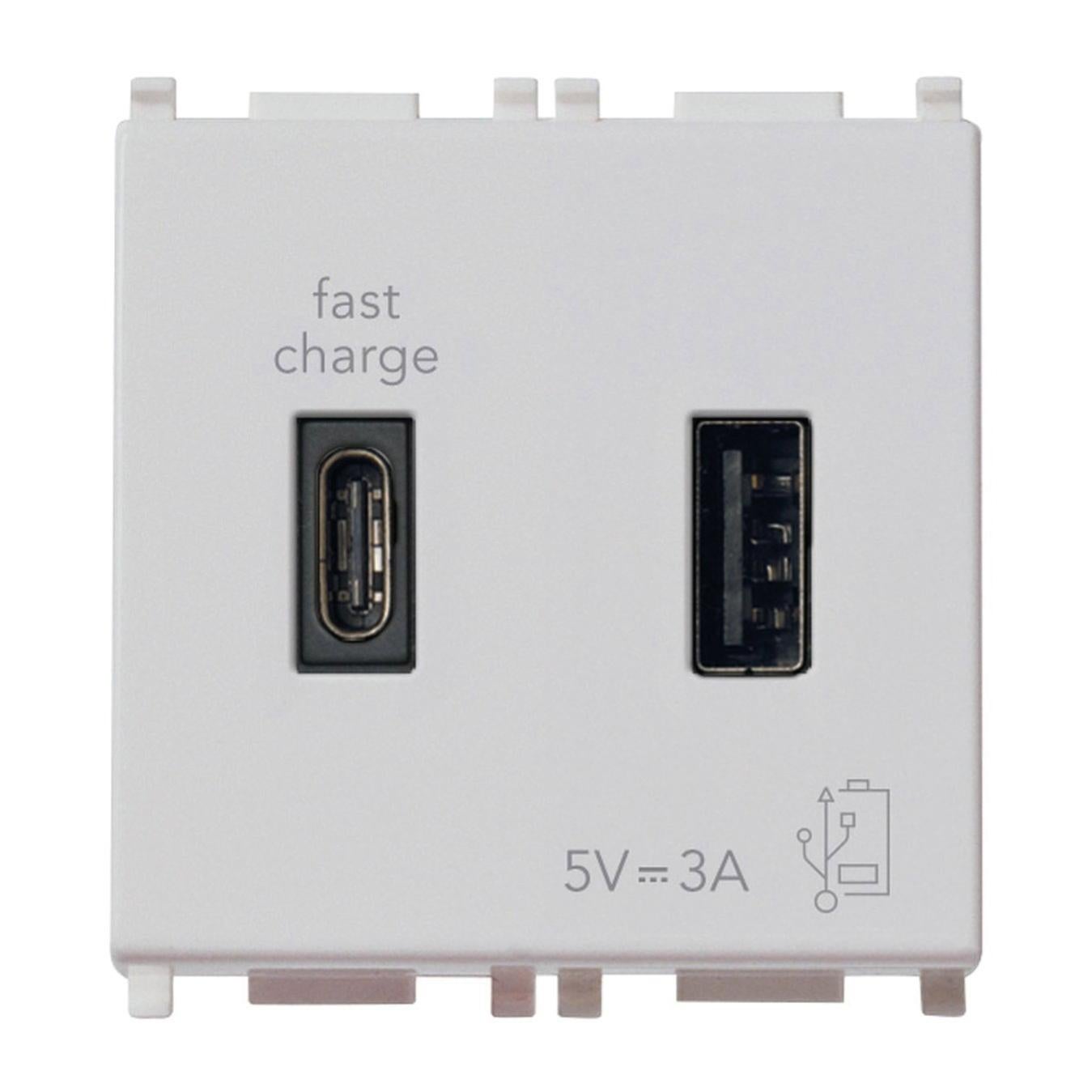 Presa usb VIMAR Plana 3 A grigio | Leroy Merlin