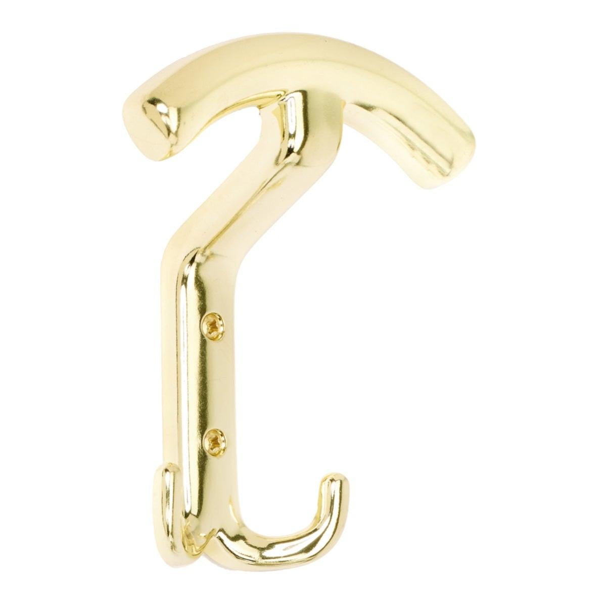 Gancio appendiabiti da avvitare Arco2 in metallo dorato lucido 3 ganci ...