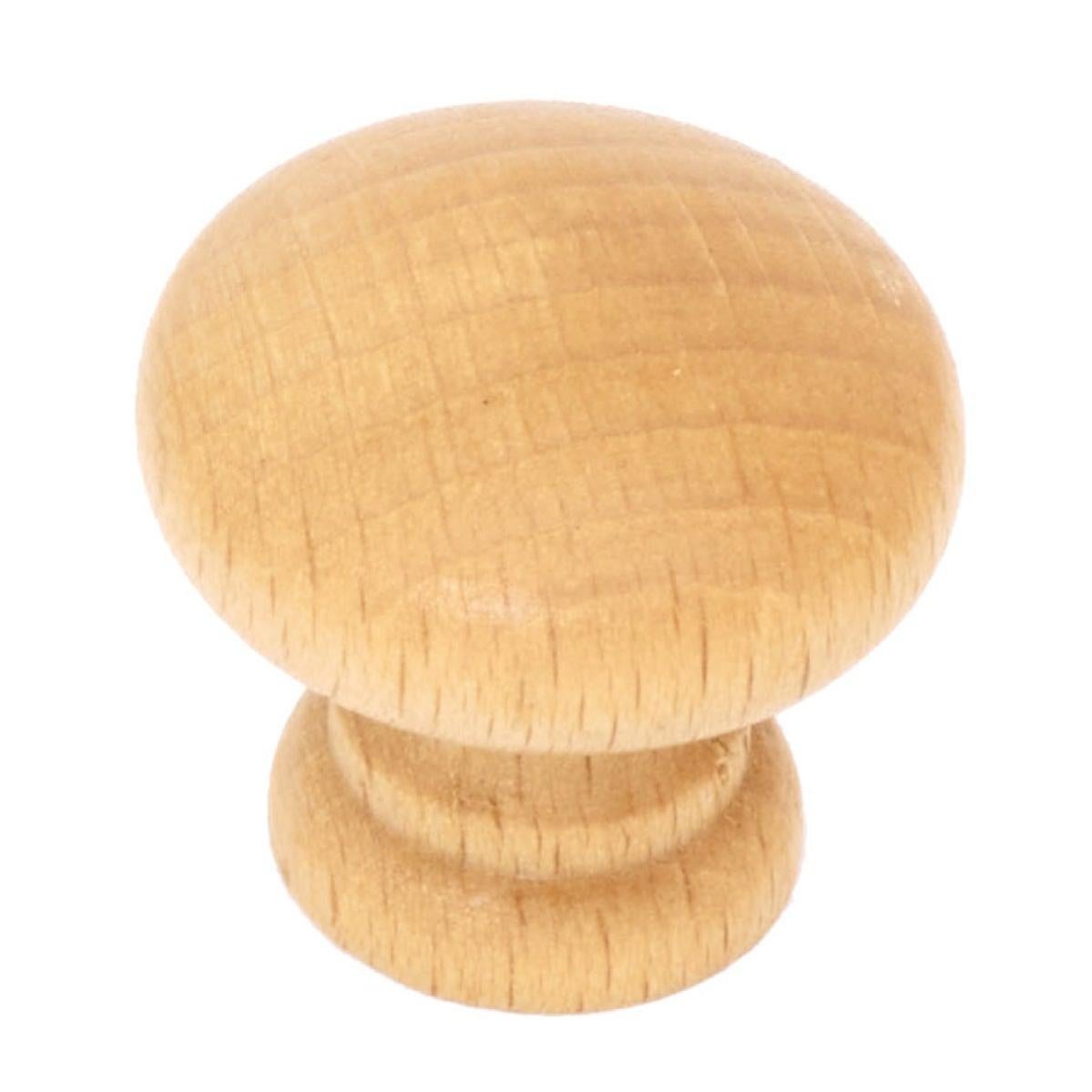 Pomolo per mobili plf in legno faggio naturale Ø 35 mm, 2 pezzi | Leroy ...