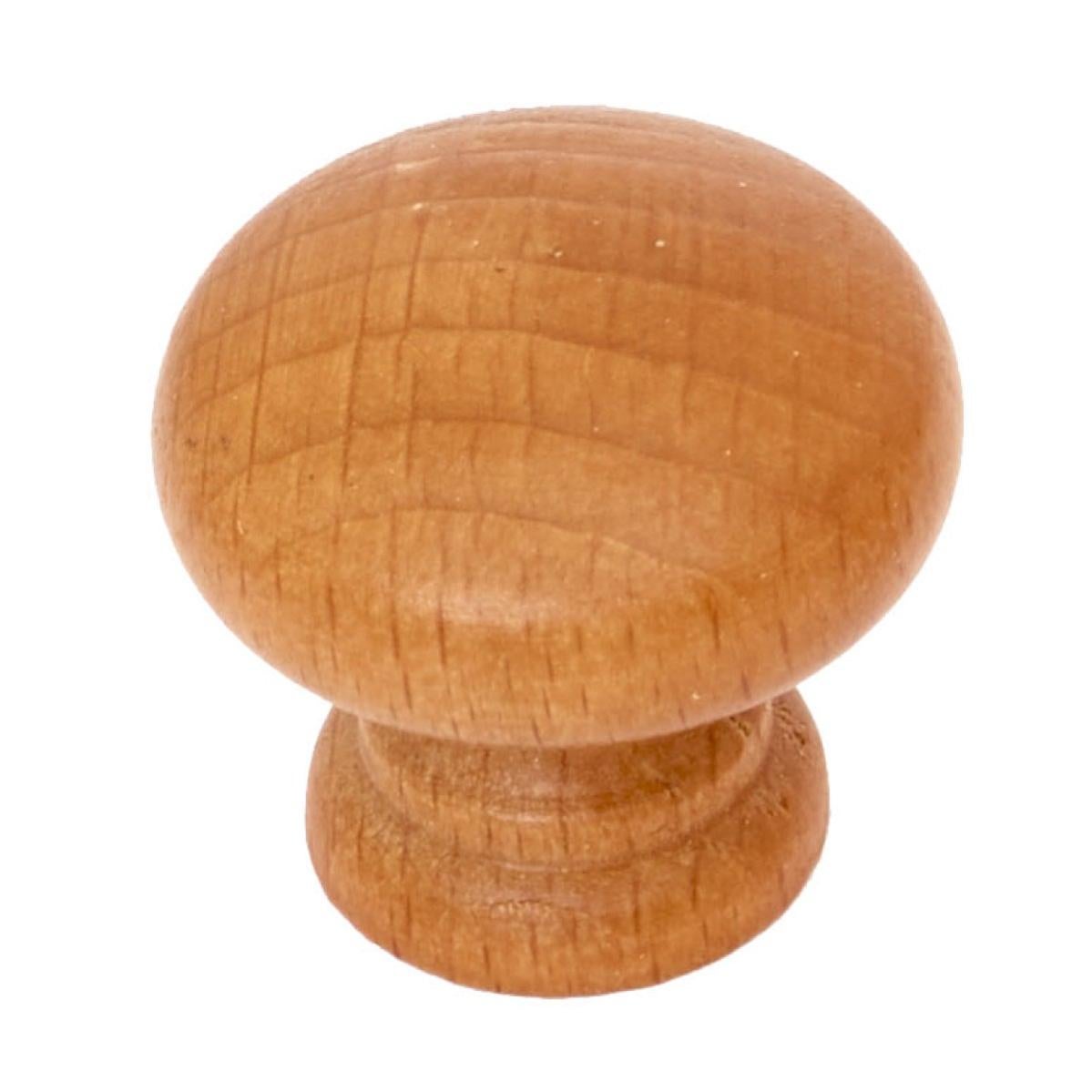 Pomolo per mobili plf in legno noce liscio Ø 35 mm, 2 pezzi | Leroy Merlin