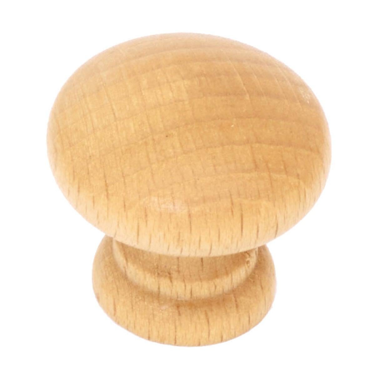 Pomolo per mobili pln in legno pino liscio Ø 20 mm, 3 pezzi | Leroy Merlin