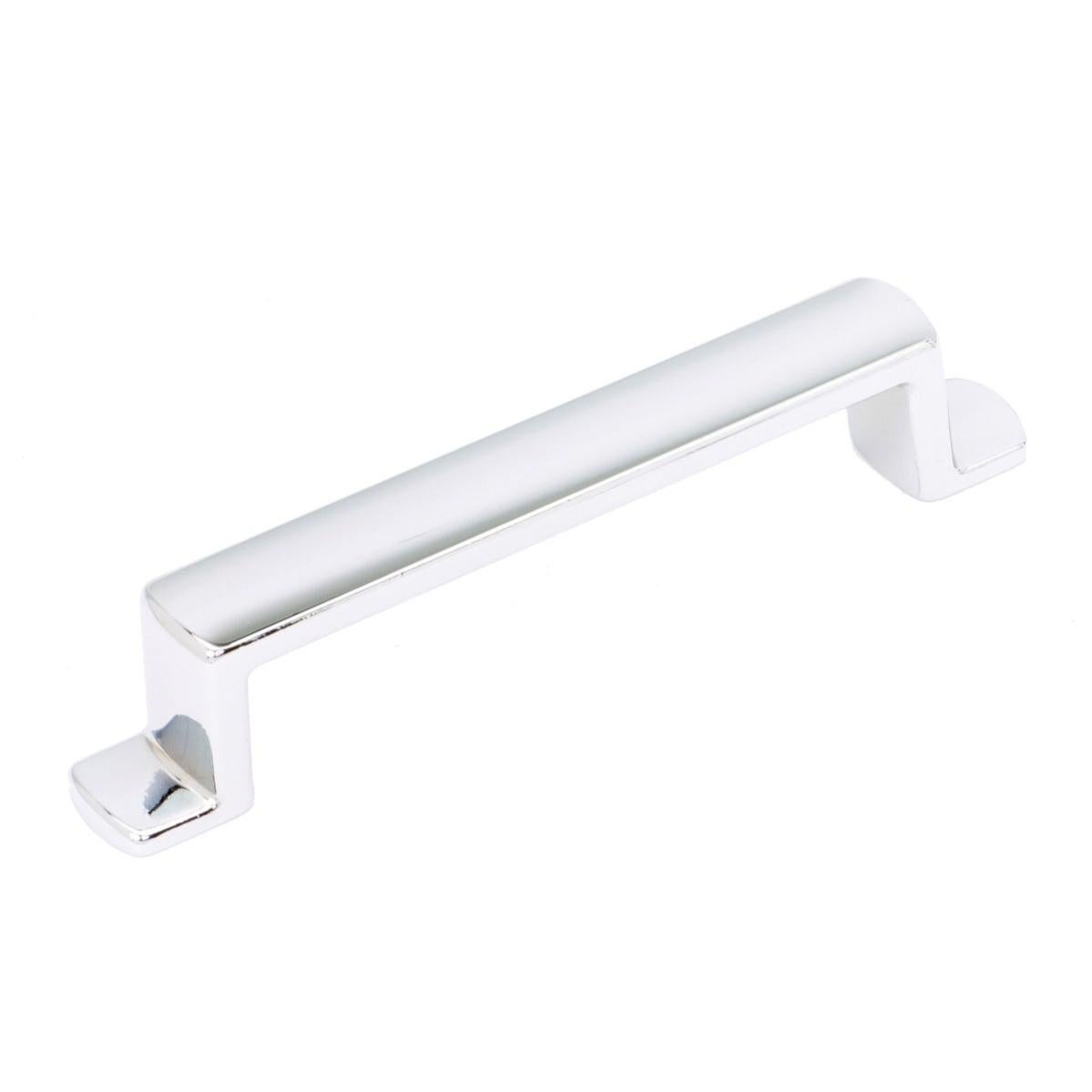 Maniglia per mobile in zama argento cromato Tipoc interasse 160 mm ...