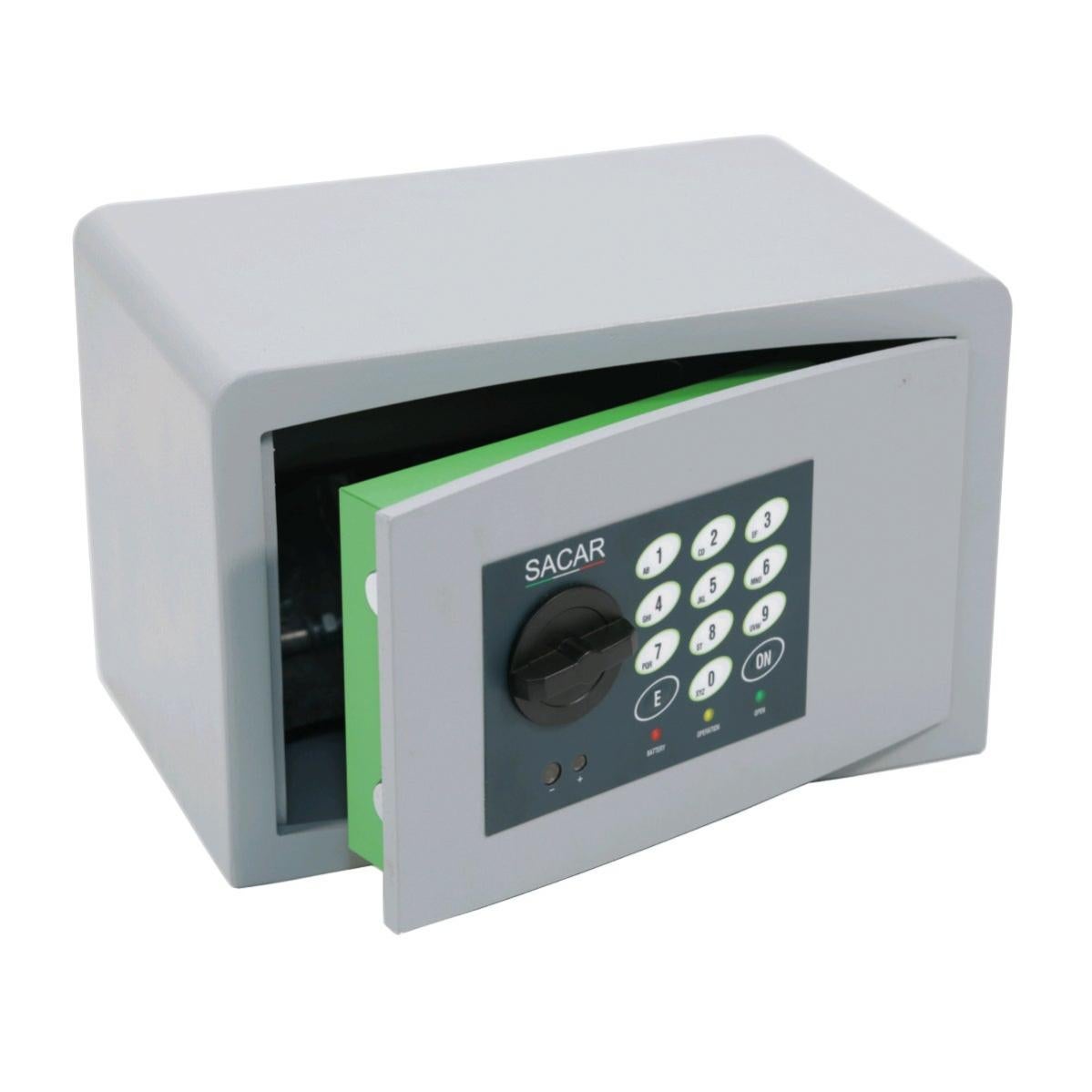 Cassaforte con codice elettronico d'appoggio L 35 x H 25 x P 25 cm ...