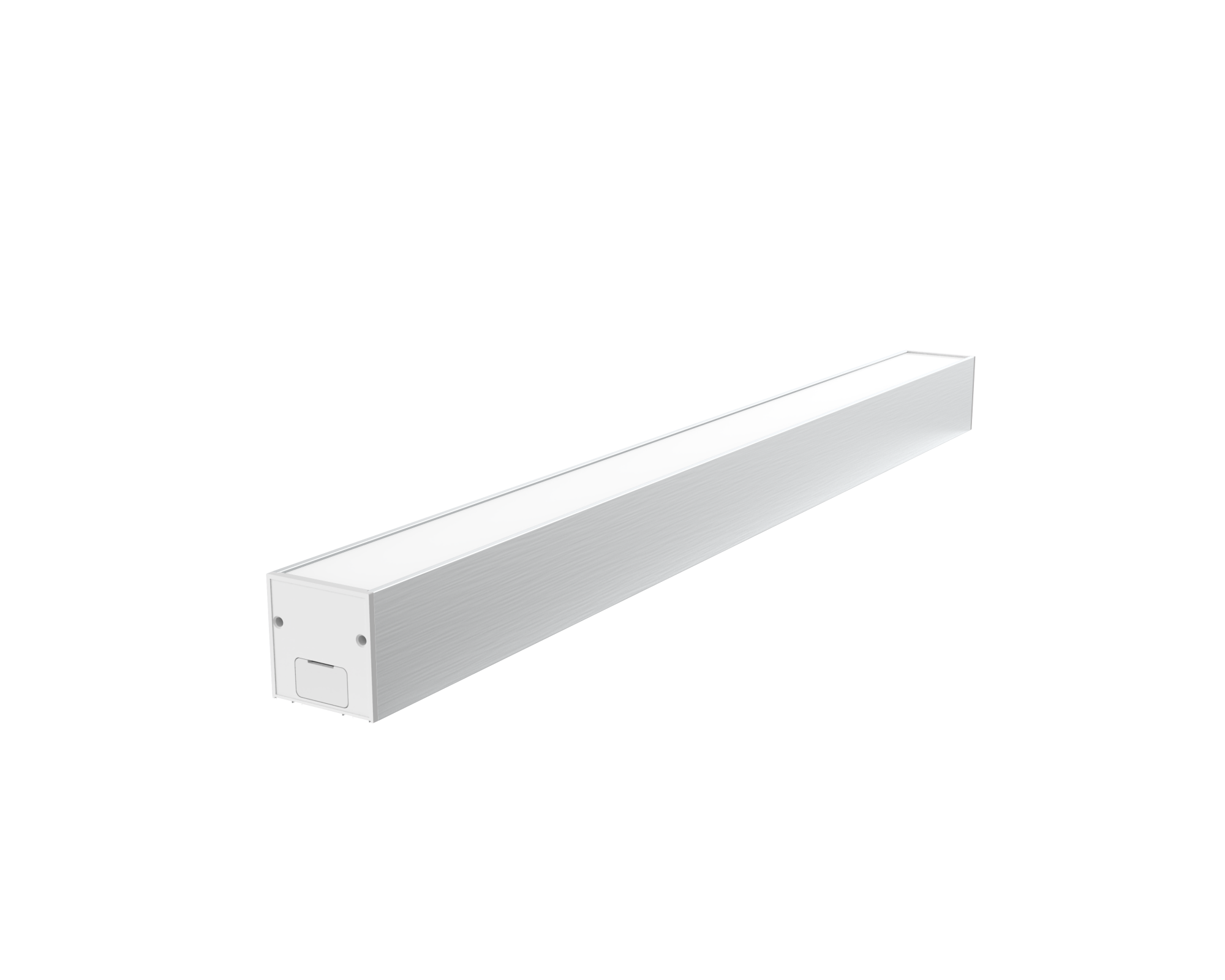 Plafoniera moderno LED Slimline, argento 4x50 cm, luce naturale, 800 LM ...