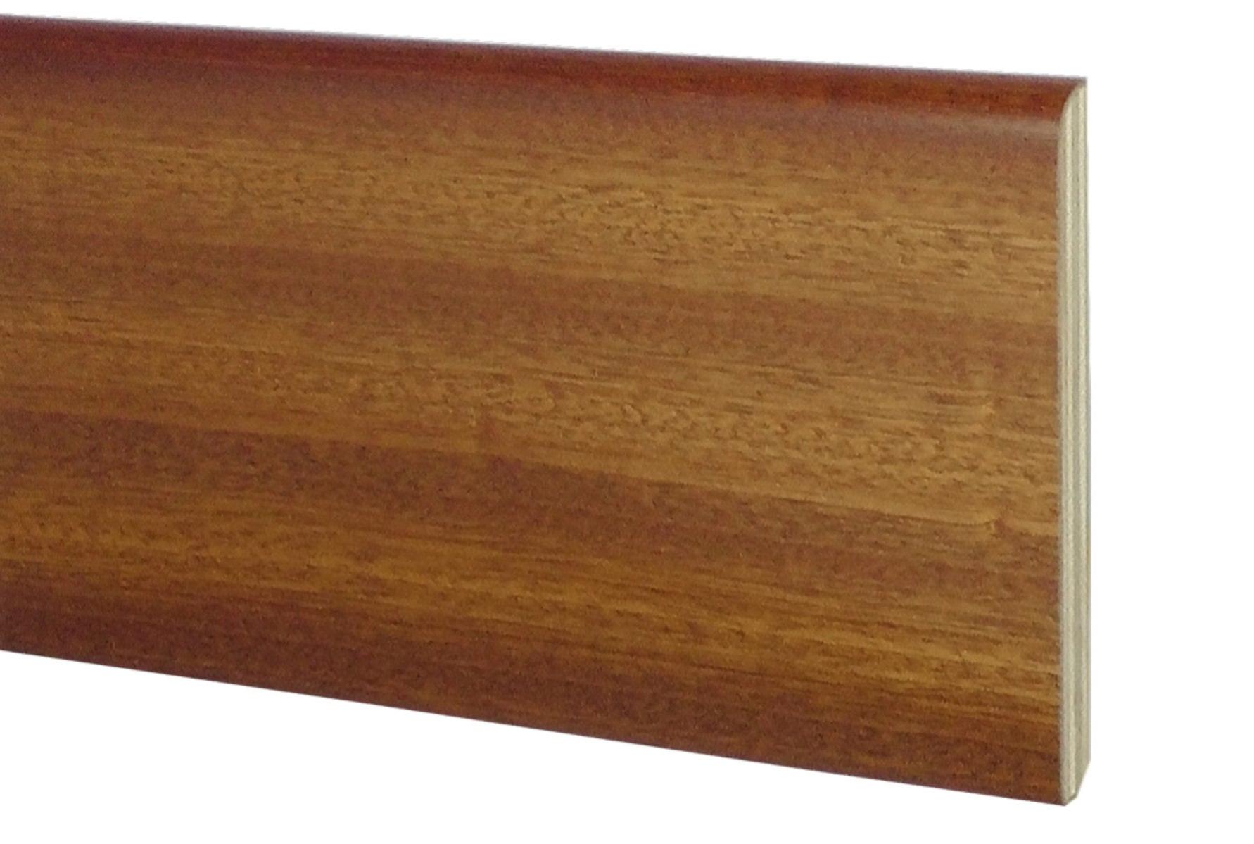 Battiscopa in legno mogano spessore 10 x H 100 x L 2500 mm, 10 pezzi ...