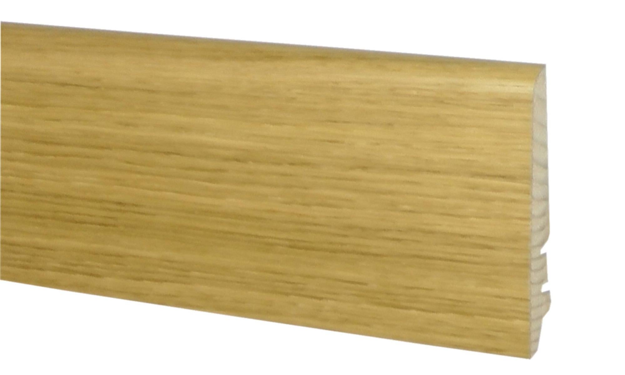 Battiscopa in legno rovere spessore 16 x H 80 x L 2500 mm, 10 pezzi ...