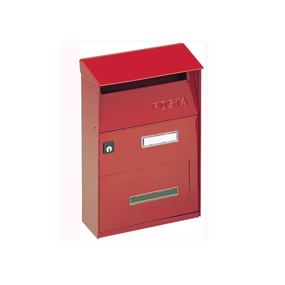 Casella postale ALUBOX formato Lettera rosso | Leroy Merlin