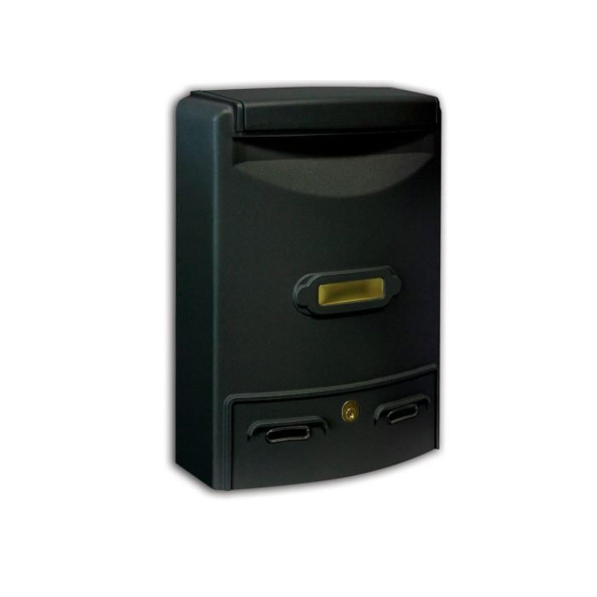 Casella postale ALUBOX formato Rivista nero | Leroy Merlin