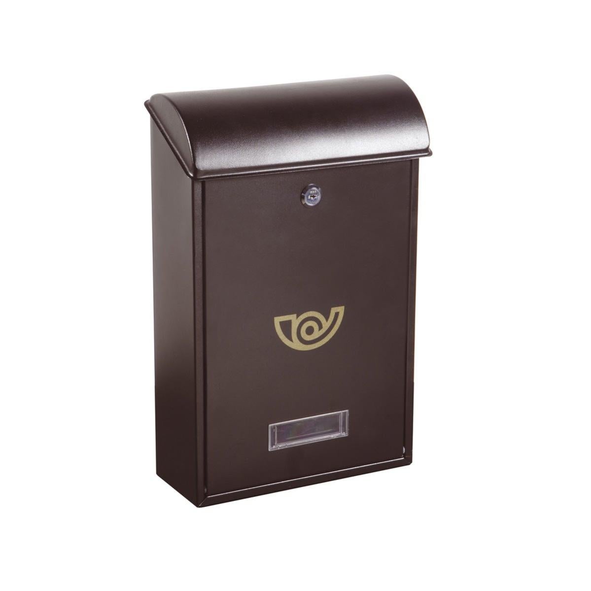 Casella postale ALUBOX formato Rivista nero | Leroy Merlin