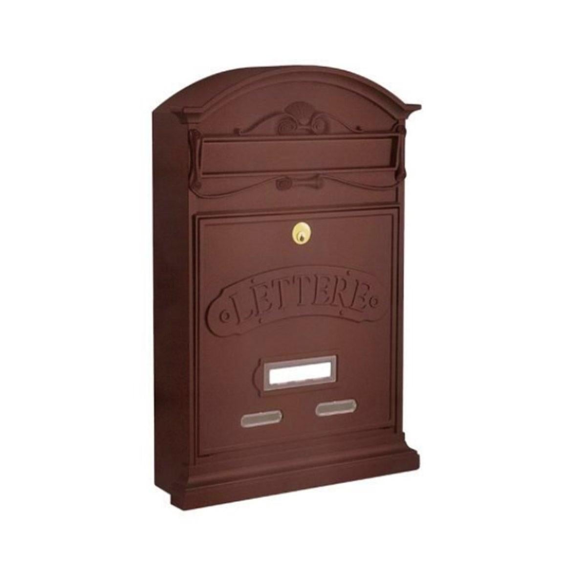 Casella postale ALUBOX formato Rivista marrone | Leroy Merlin