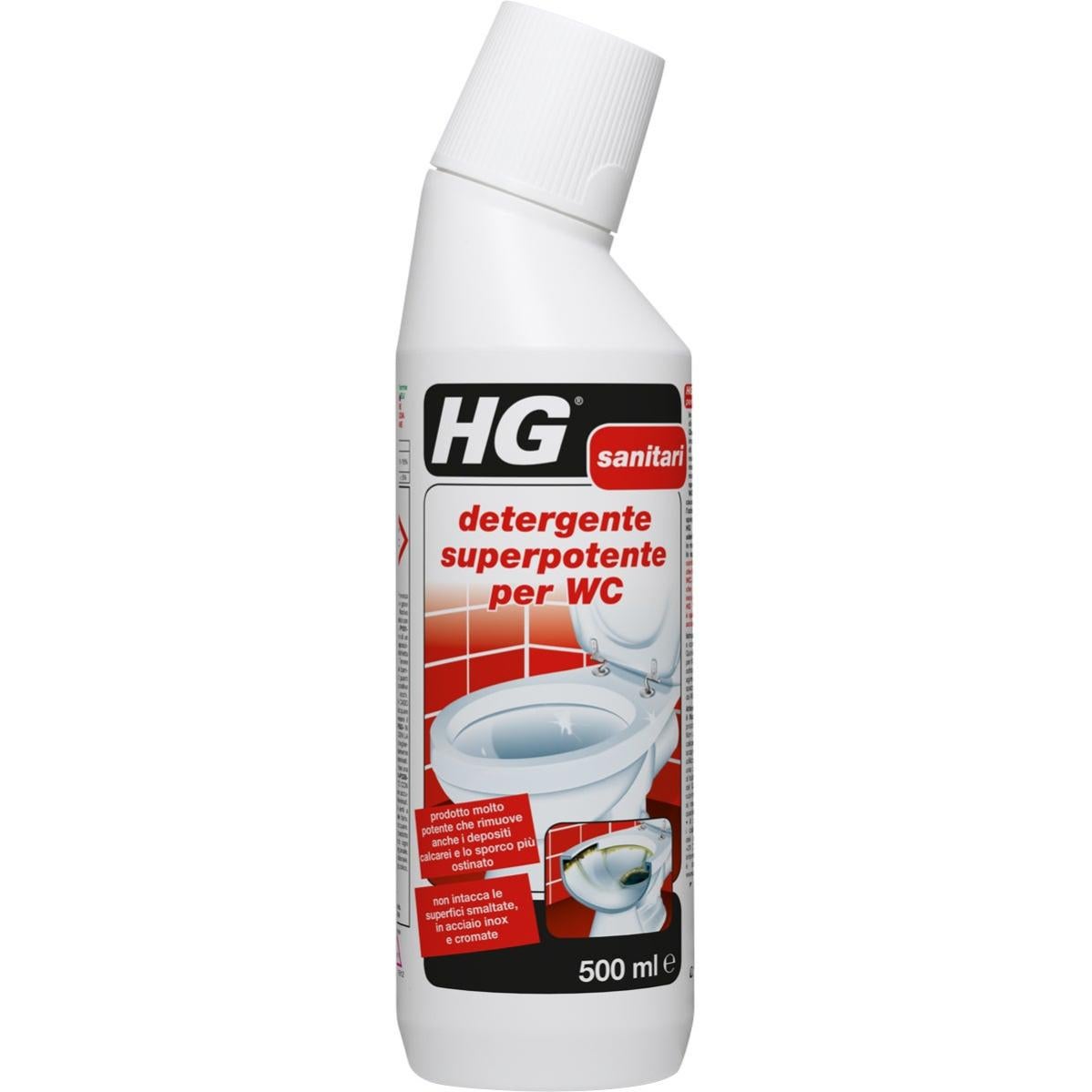Detergente anticalcare HG DETERGENTE WC EXTRA FORTE 0,5 lt | Leroy Merlin